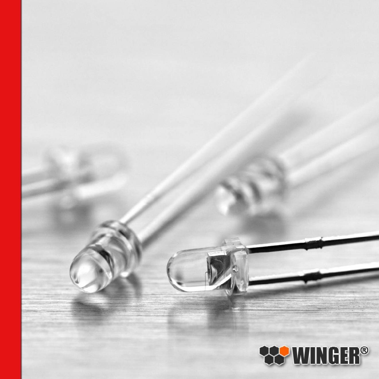 LED 3mm red 8000mcd WEBRD08-CS