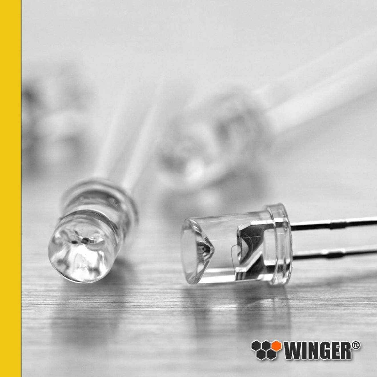 LED 5mm radial beam yellow (amber) 600mcd WEEYE01-RM