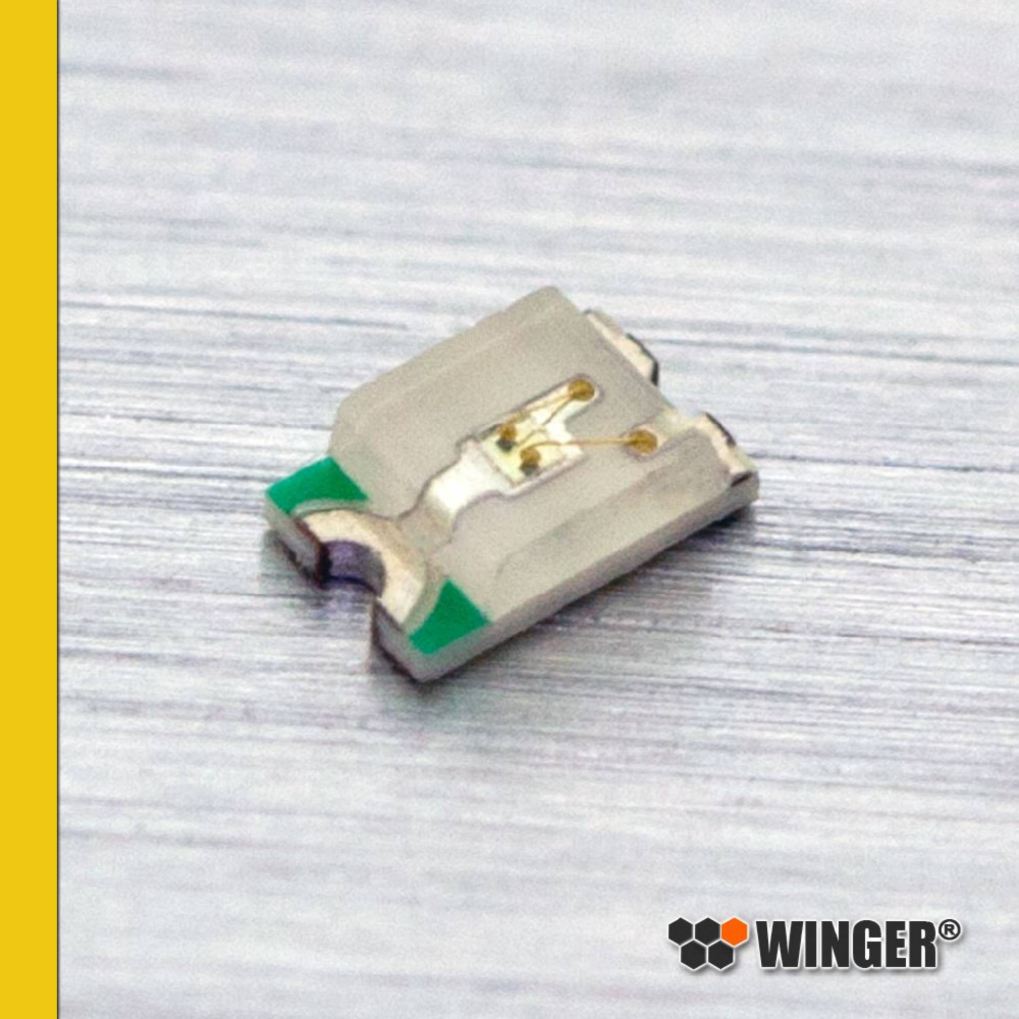 LED SMD serie 0805 amarillo (ámbar) 250mcd WENYE01-C2M