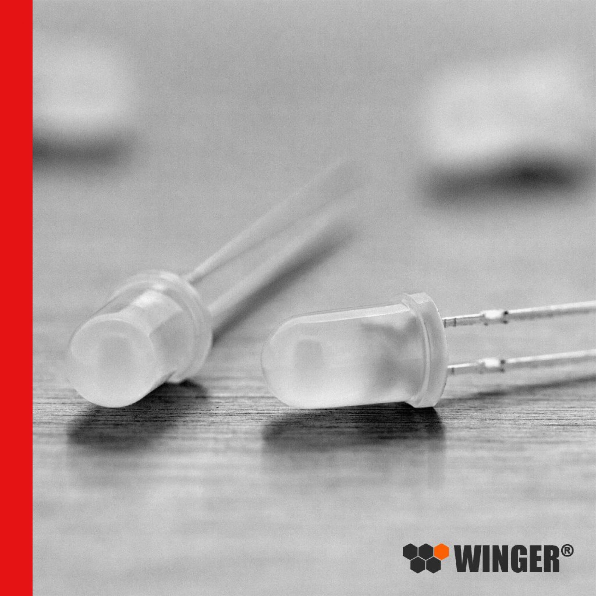 LED 5mm rot diffus 8.000mcd WEERD08-DS