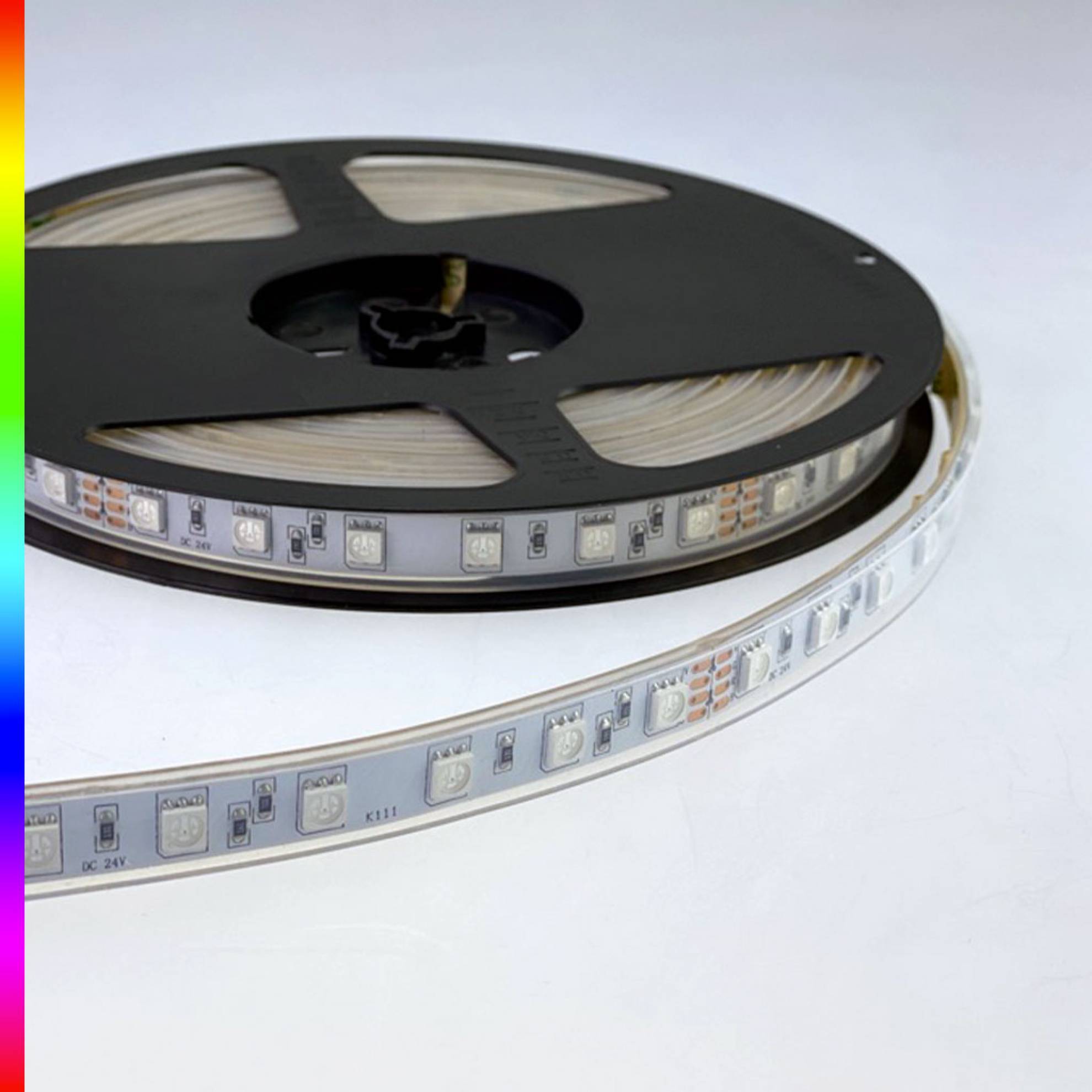 SOLAROX® 24V RGB LED Strip 5m-Rolle - wasserdicht