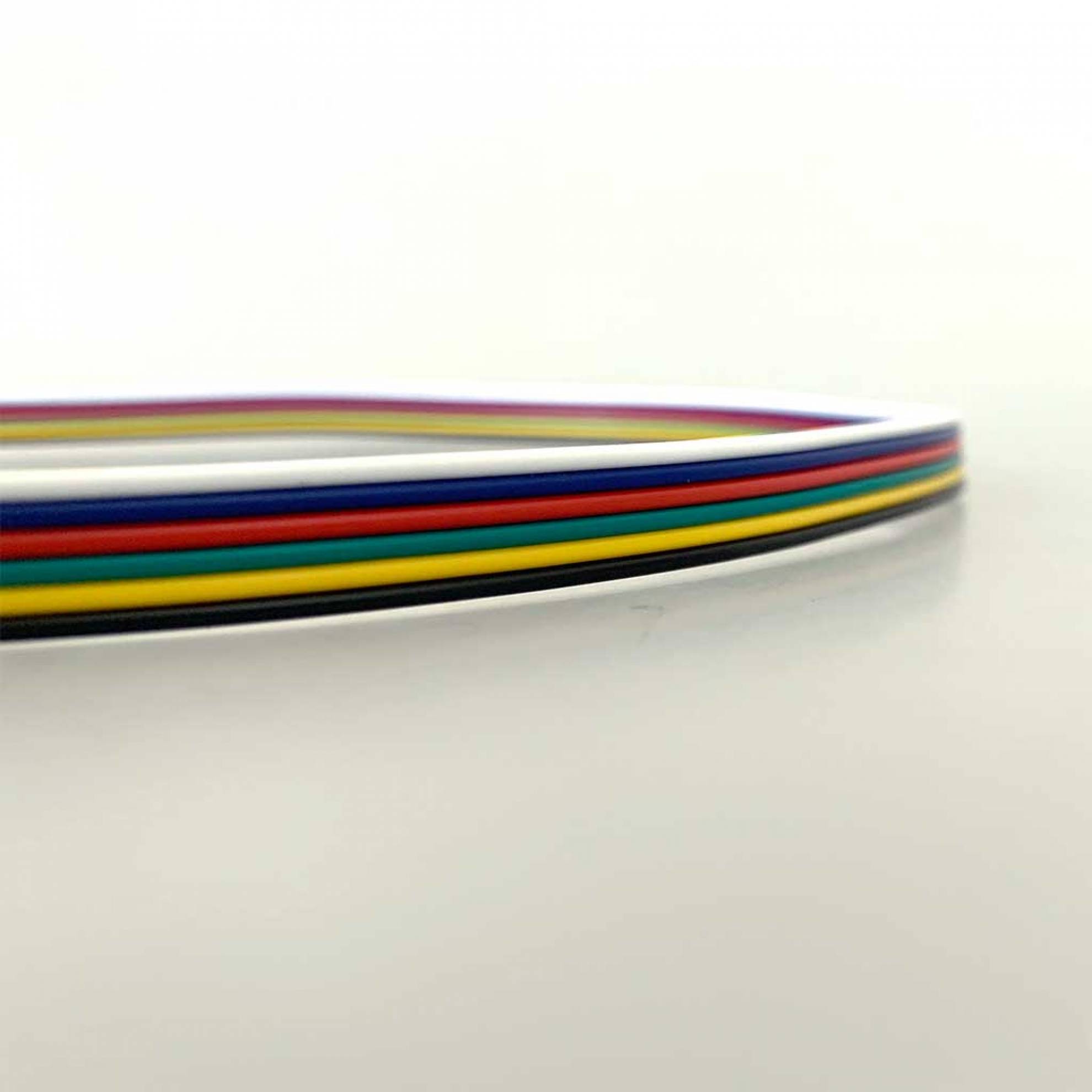 6-poliges RGB-CCT Kabel - Meterware